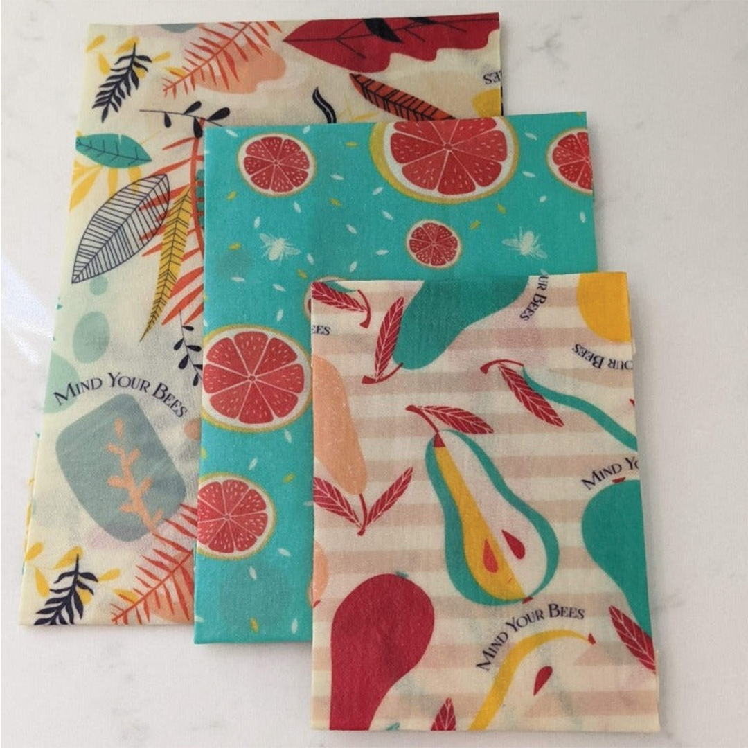 The Mini Set - 2 Piece Beeswax Wrap Set with Custom…