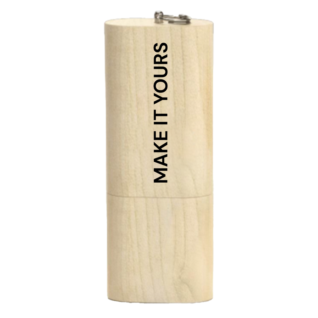Customizable Certified Maple Wood USB Flash Drive | Ethical Swag