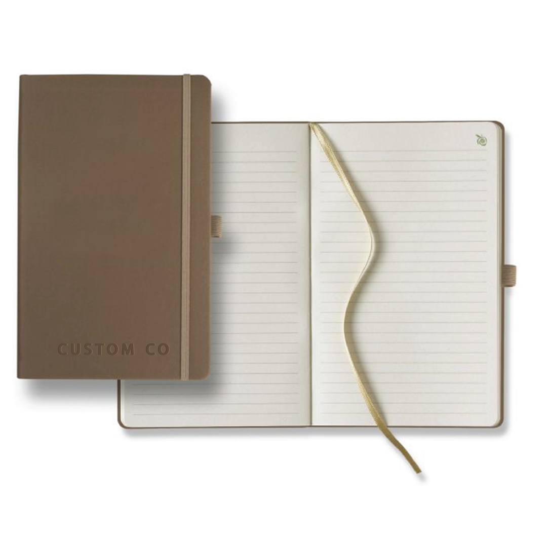 Customizable Medium Recycled Apple Peel Journal | Ethical Swag