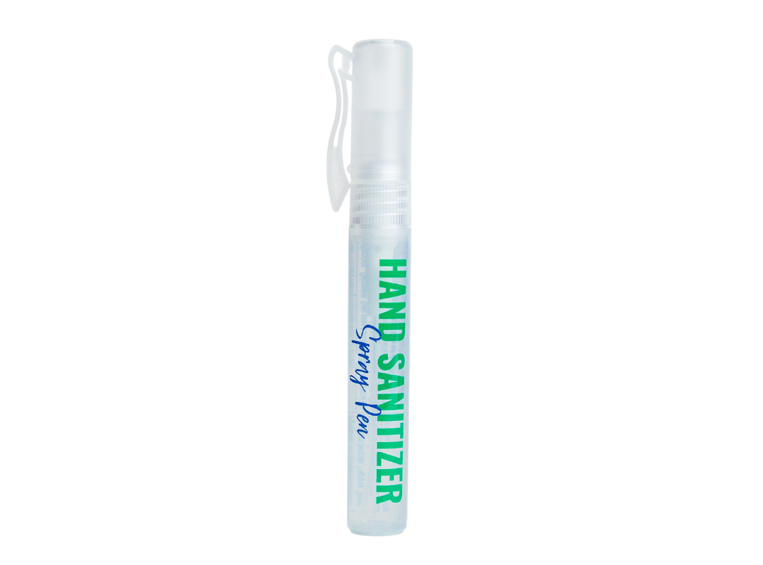 Customizable Pocket Hand Sanitizer Spray Pen 0.25oz | Ethical Swag