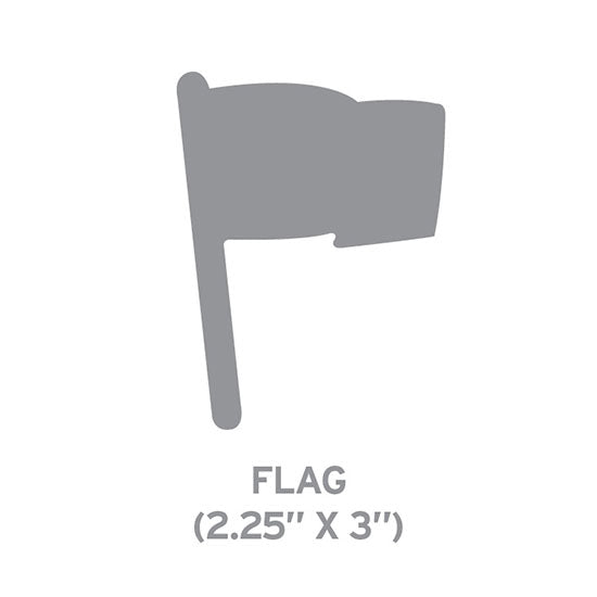 Customizable Large Seed Paper Shapes - Flag | Ethical Swag