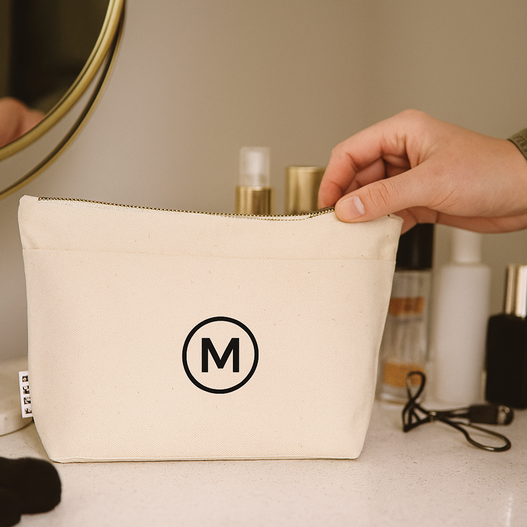Customizable FEED Organic Cotton Minimalist Pouch | Ethical Swag